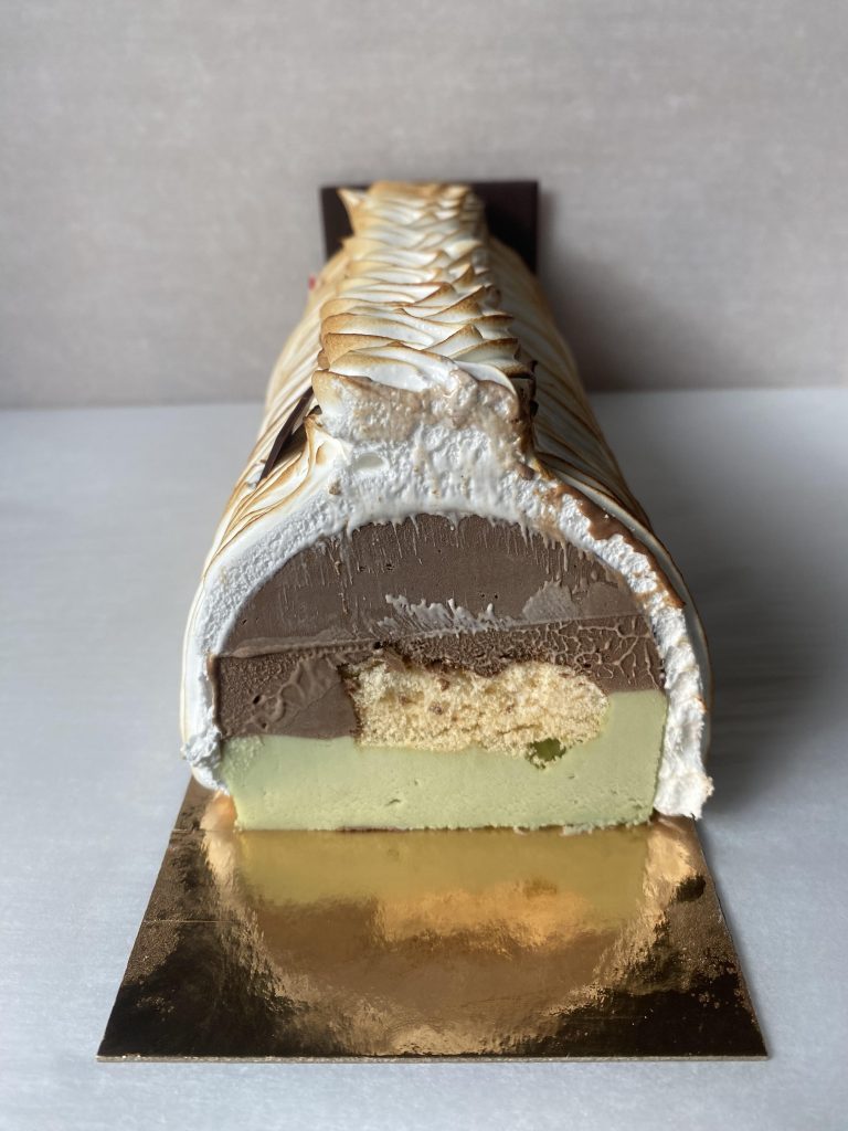 Vacherin chocolat pistache - La Ferme des Acacias